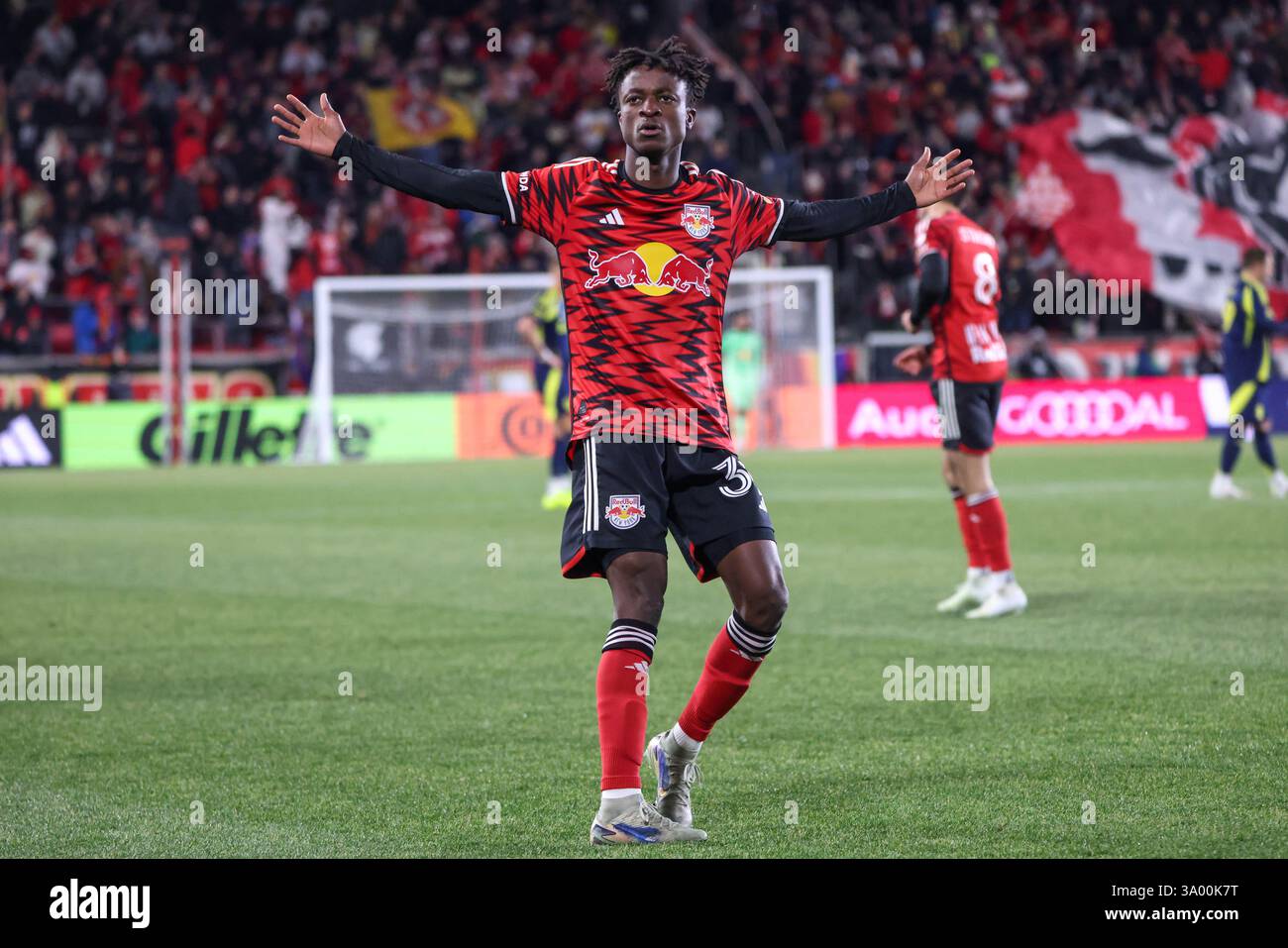 Mohammed Sofo of the NY Red Bulls during a match against Nashville ...