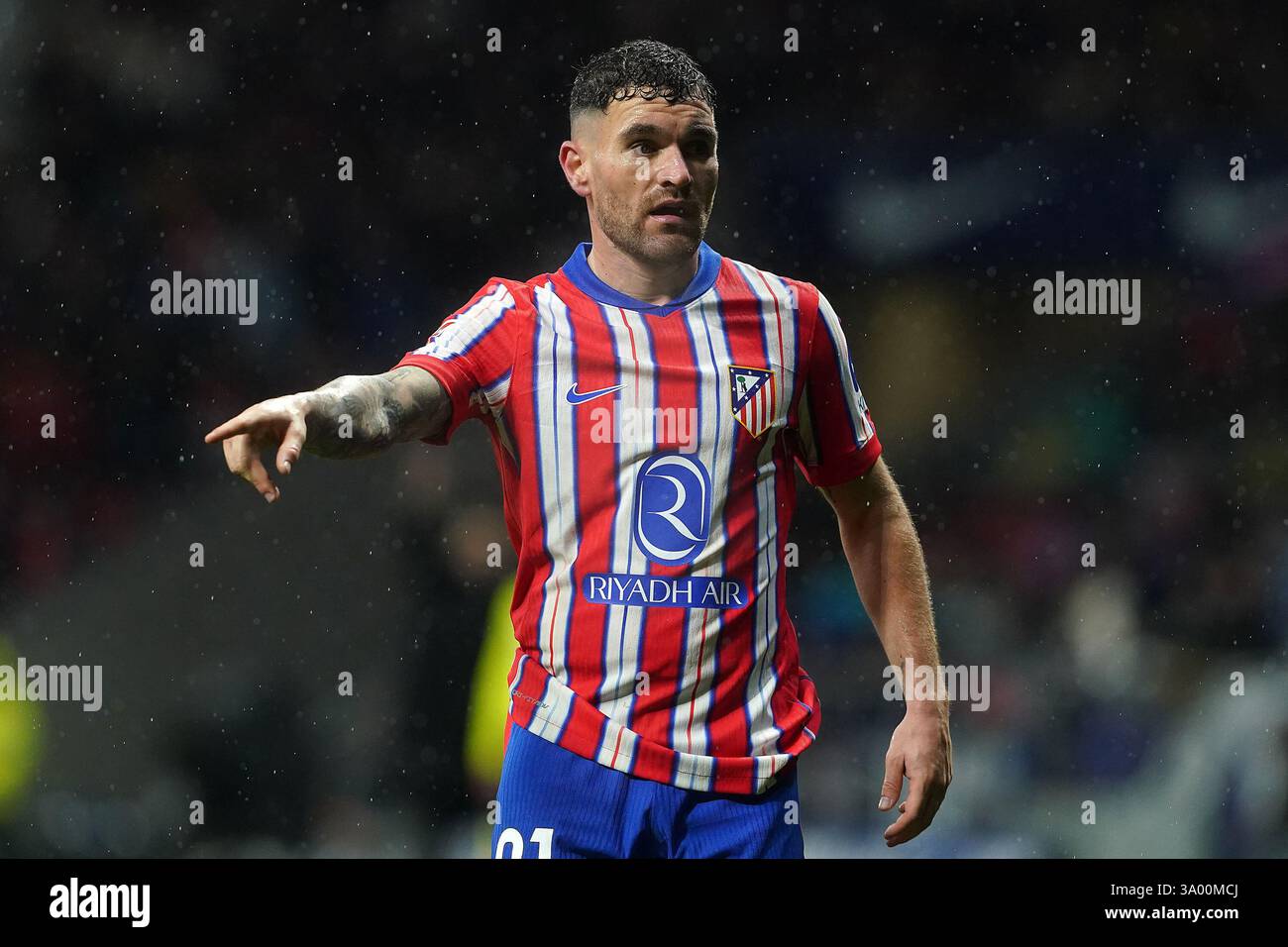 Madrid, Spain. 01st Mar, 2025. Atletico de Madrid's Javi Galan during ...