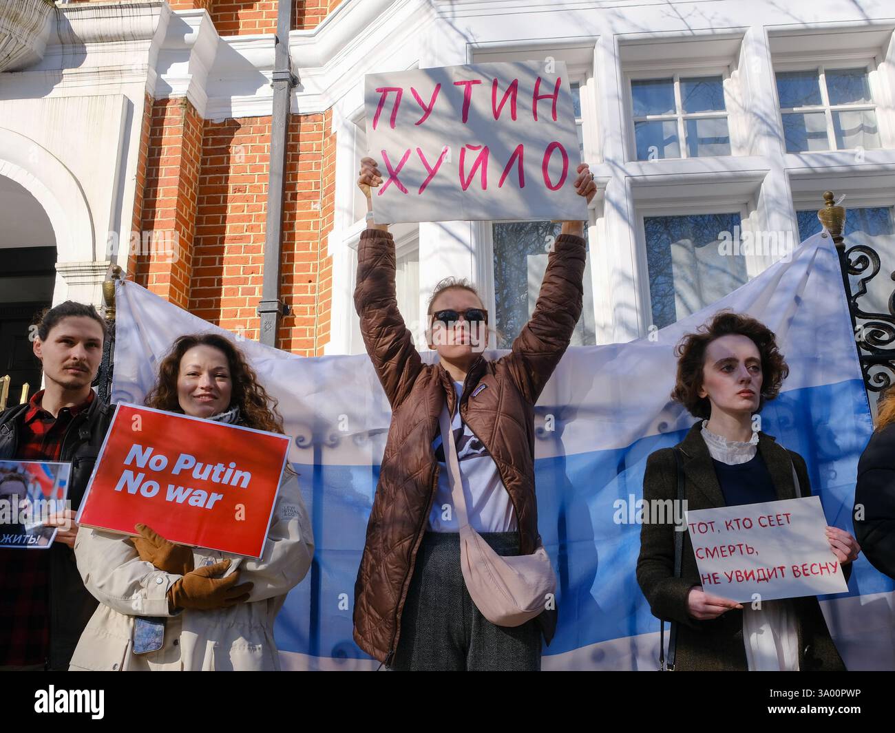 London, UK. 1st March, 2025. Alexei Navalny supporters and others took ...