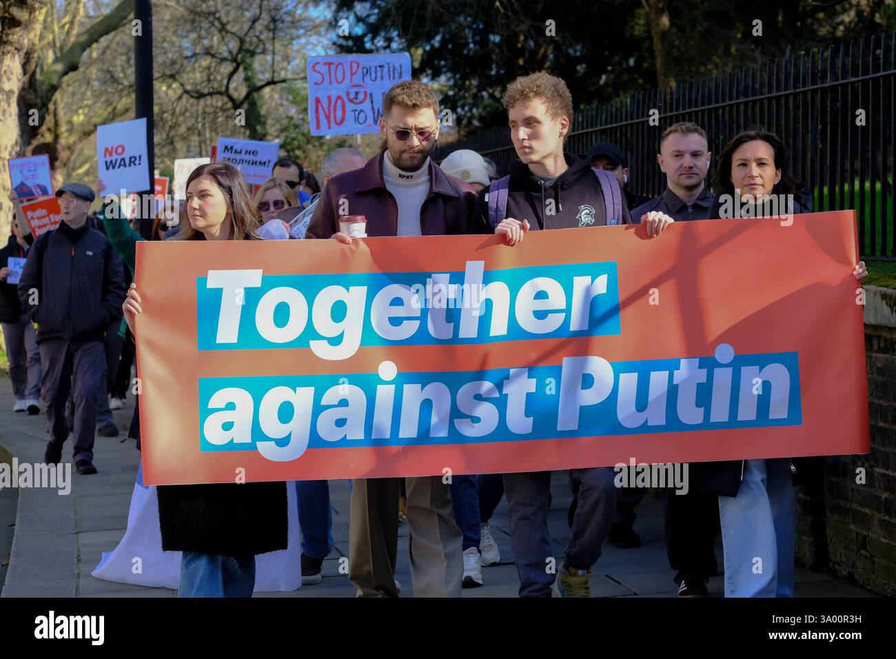 London, UK. 1st March, 2025. Alexei Navalny supporters and others took ...