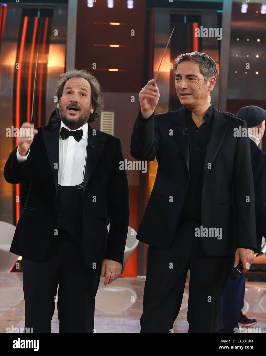 Rome, Rai studios ex Dear, TV show "Now or never". In the photo: Leonardo De Amicis, Marco ...