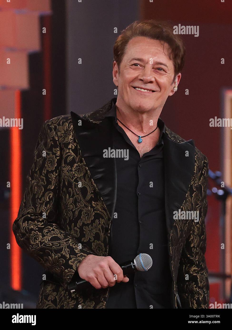 Rome, Italy. 01st Mar, 2025. Rome, Rai studios ex Dear, TV show "Now or ...