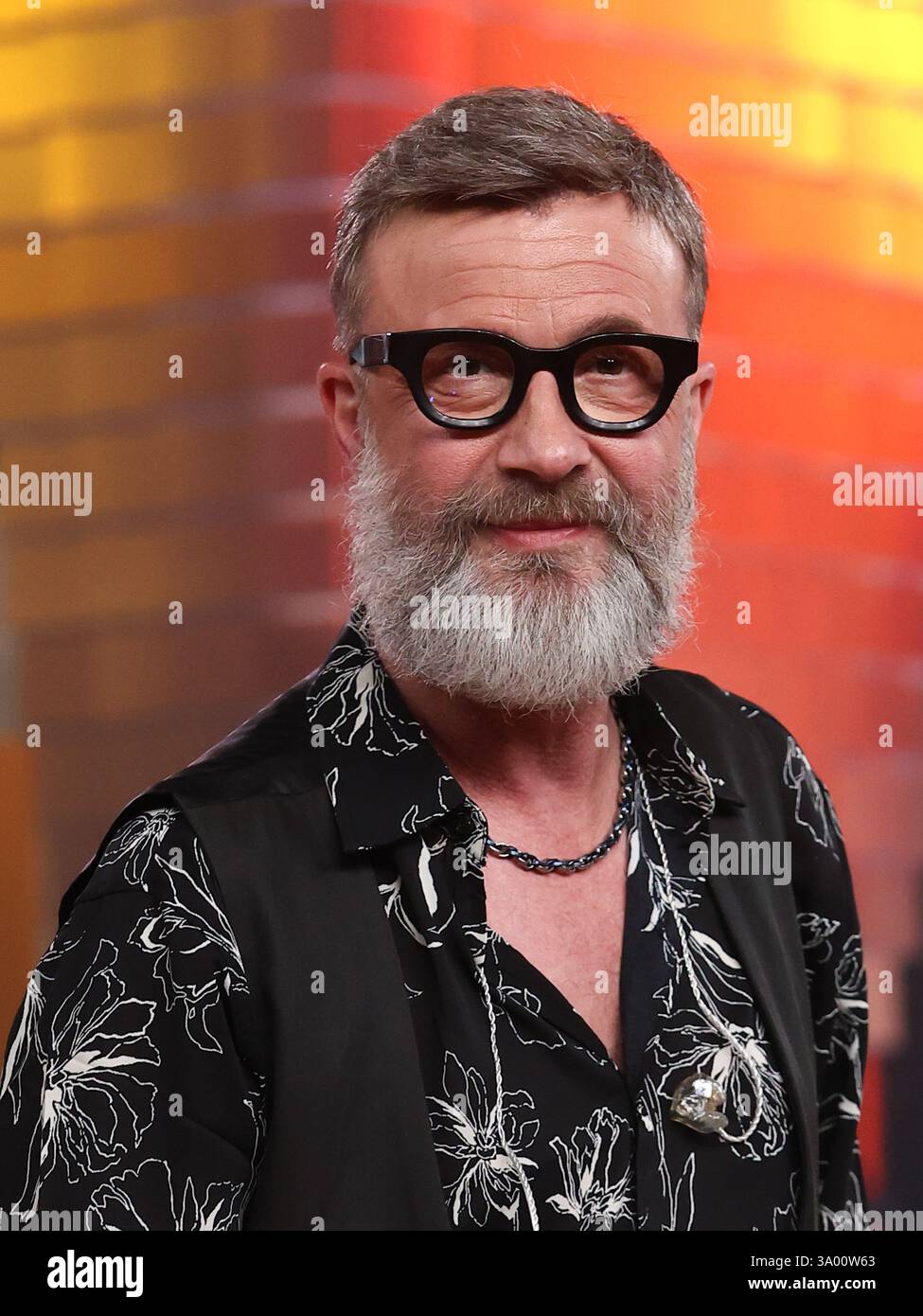 Rome, Italy. 01st Mar, 2025. Rome, Rai ex Dear studios, TV show "Now or ...