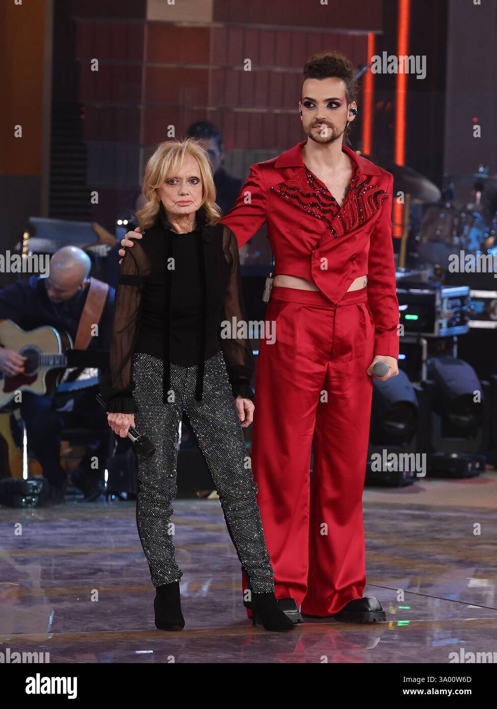 Rome, Italy. 01st Mar, 2025. Rome, Rai studios ex Dear, TV show "Now or ...