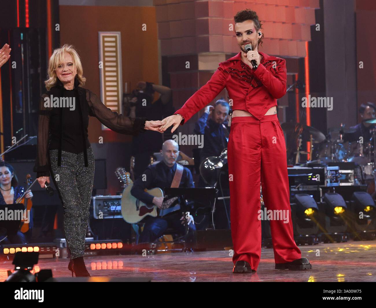 Rome, Italy. 01st Mar, 2025. Rome, Rai studios ex Dear, TV show "Now or ...