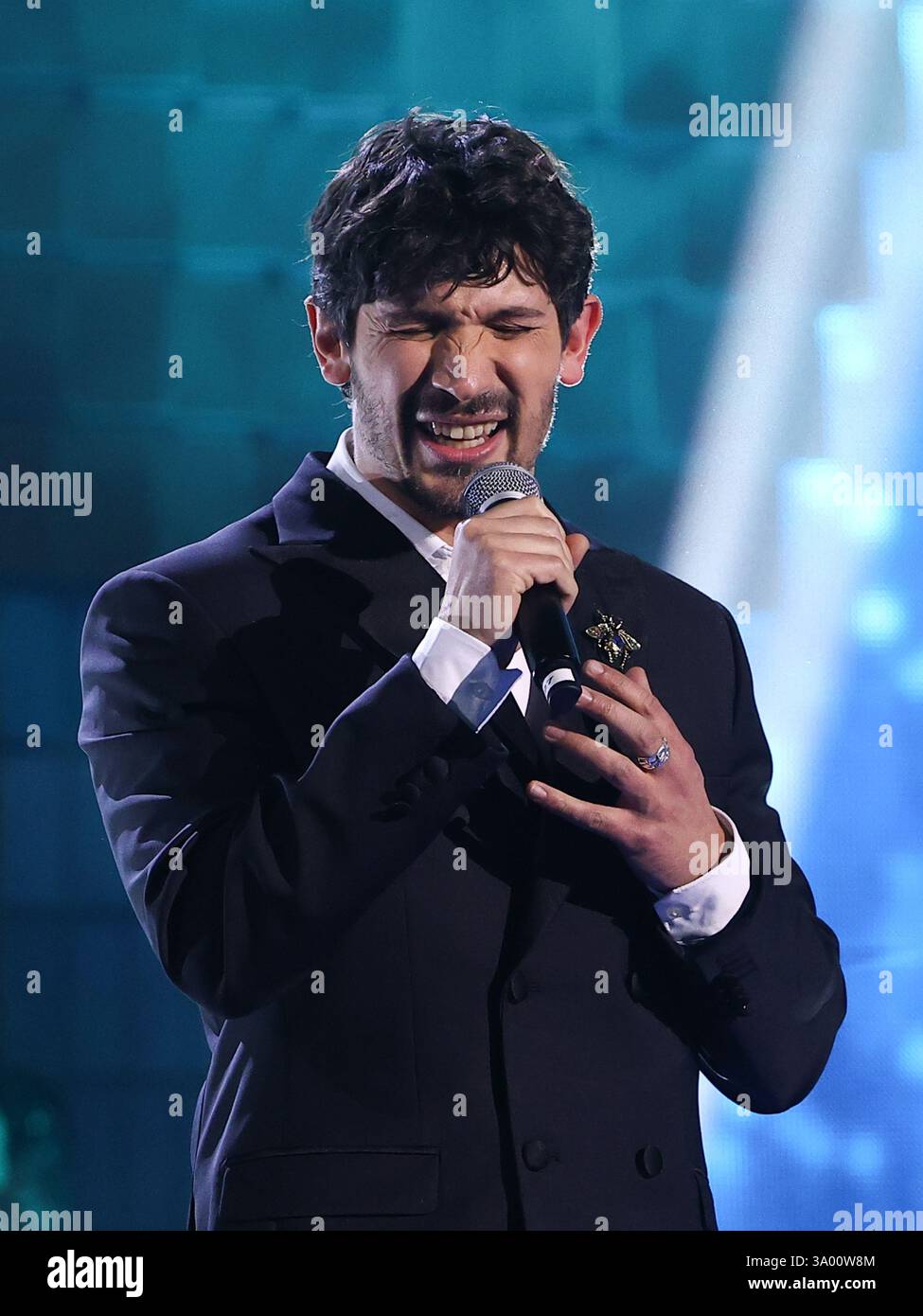 Rome, Rai ex Dear studios, TV show "Now or never". In the photo: Pierdavide Carone Stock Photo ...