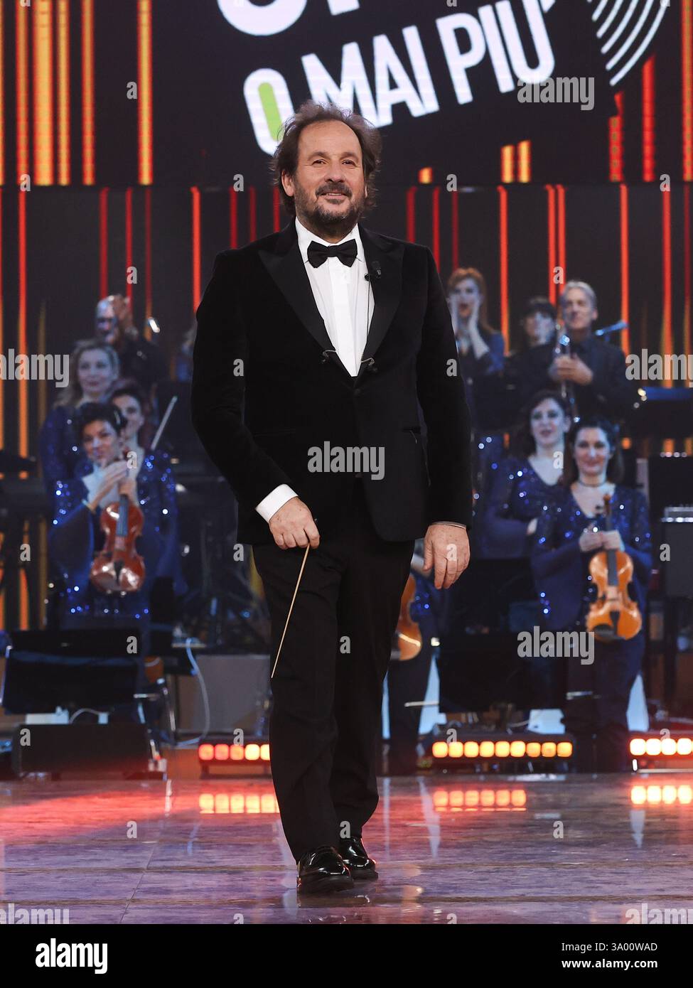 Rome, Italy. 01st Mar, 2025. Rome, Rai studios ex Dear, TV show "Now or never". In the photo ...