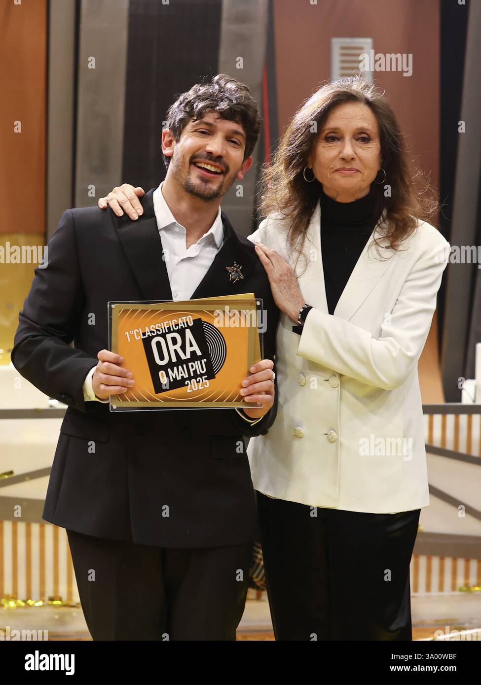 Rome, Italy. 01st Mar, 2025. Rome, Rai studios ex Dear, TV show "Now or ...
