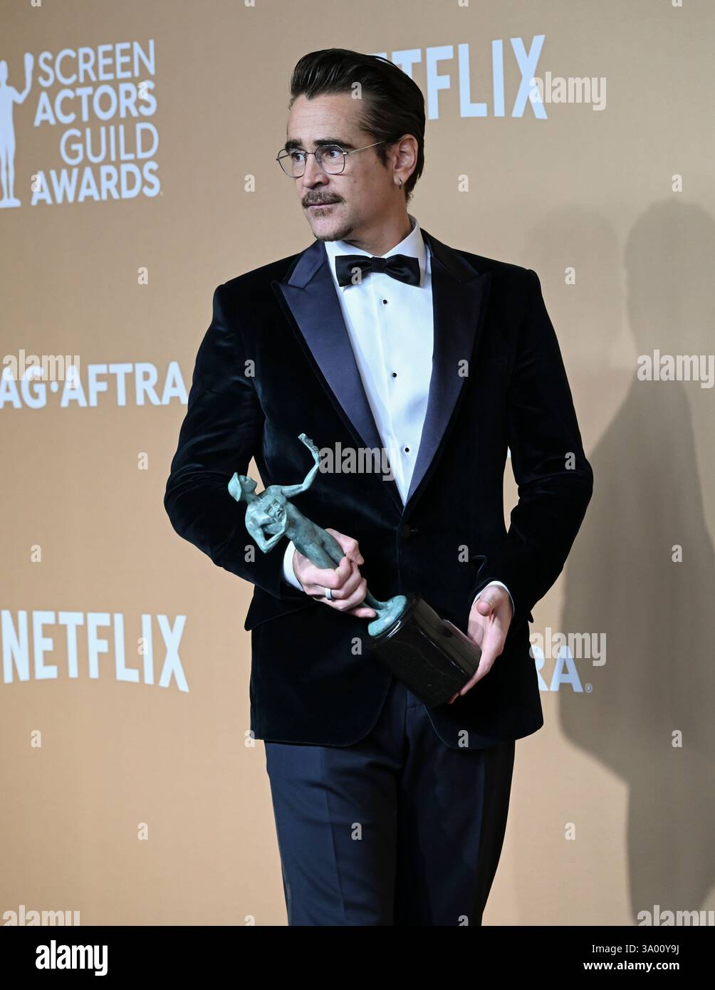 February 23, 2025, Los Angeles, California, USA: Colin Farrell attends ...