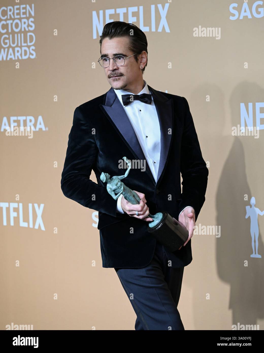 February 23, 2025, Los Angeles, California, USA: Colin Farrell attends ...