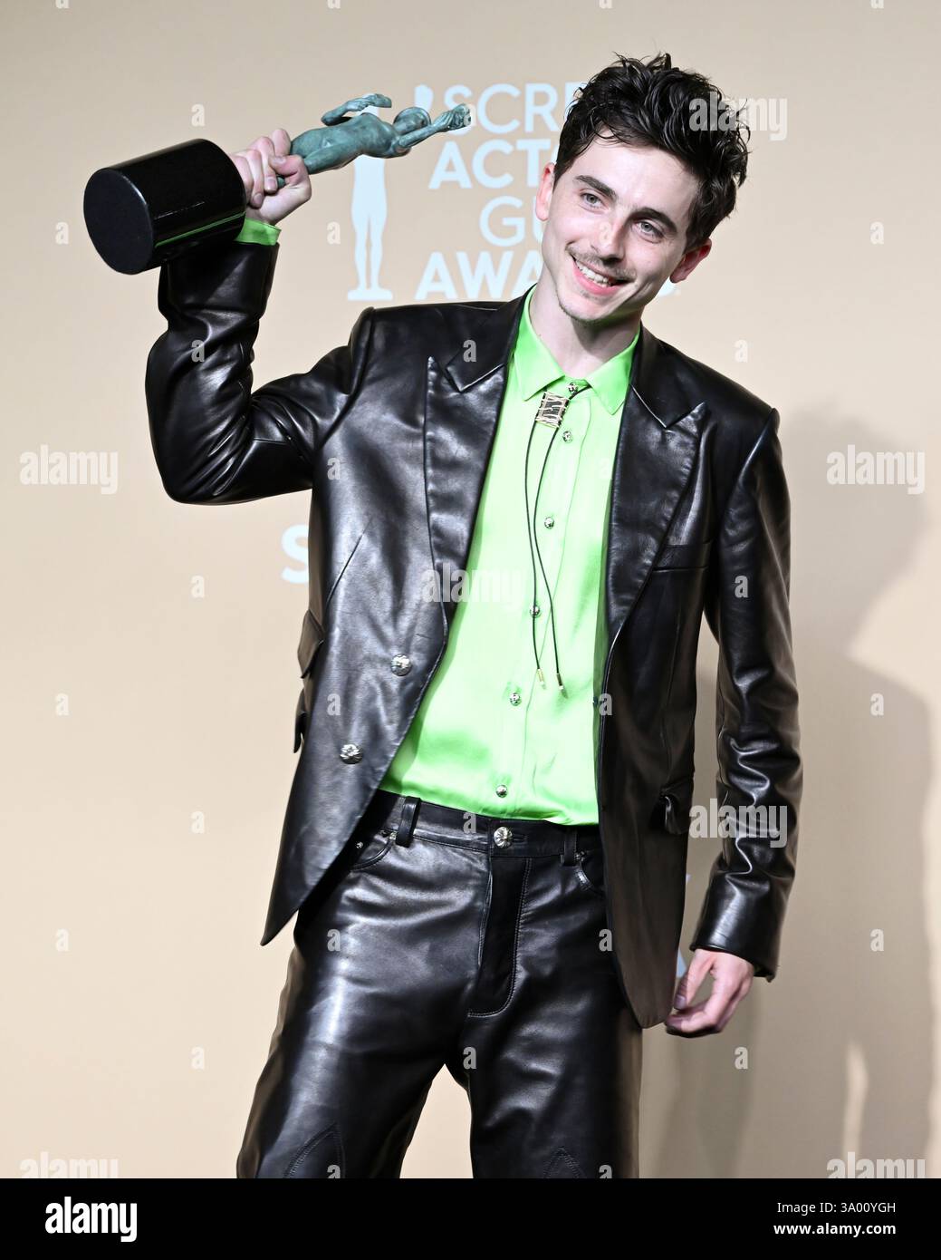 23 February 2025 - Los Angeles, California - Timothee Chalamet. 31st Annual Screen Actors Guild ...