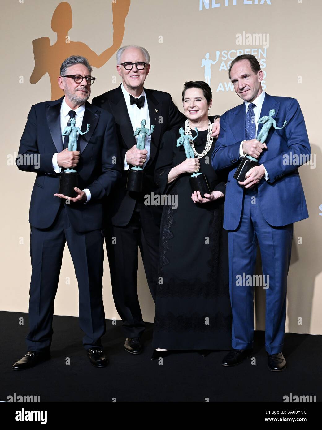 February 23, 2025, Los Angeles, California, USA: (L-R) Sergio ...
