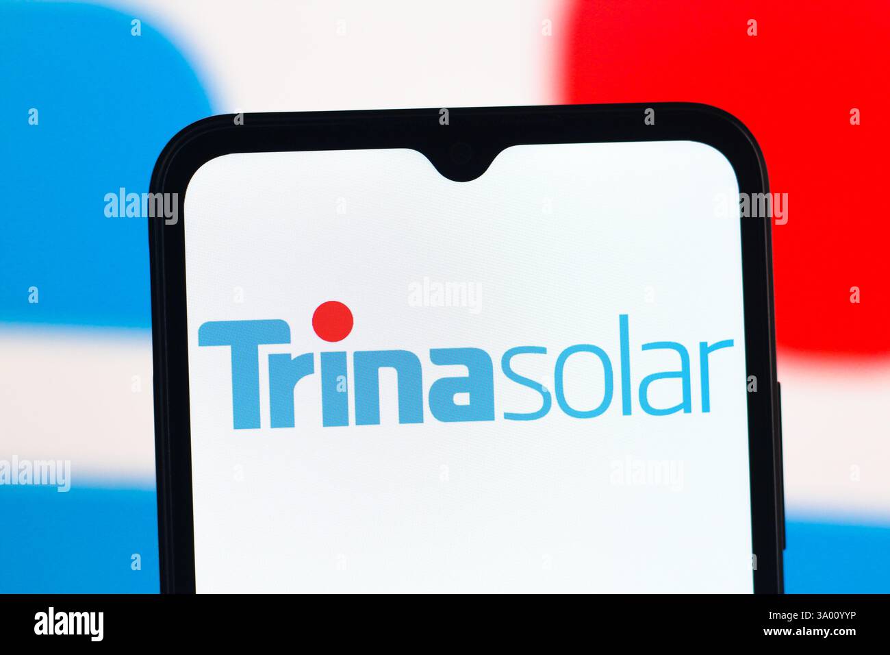 Canada. 01st Mar, 2025. In this photo illustration, the Trina Solar ...