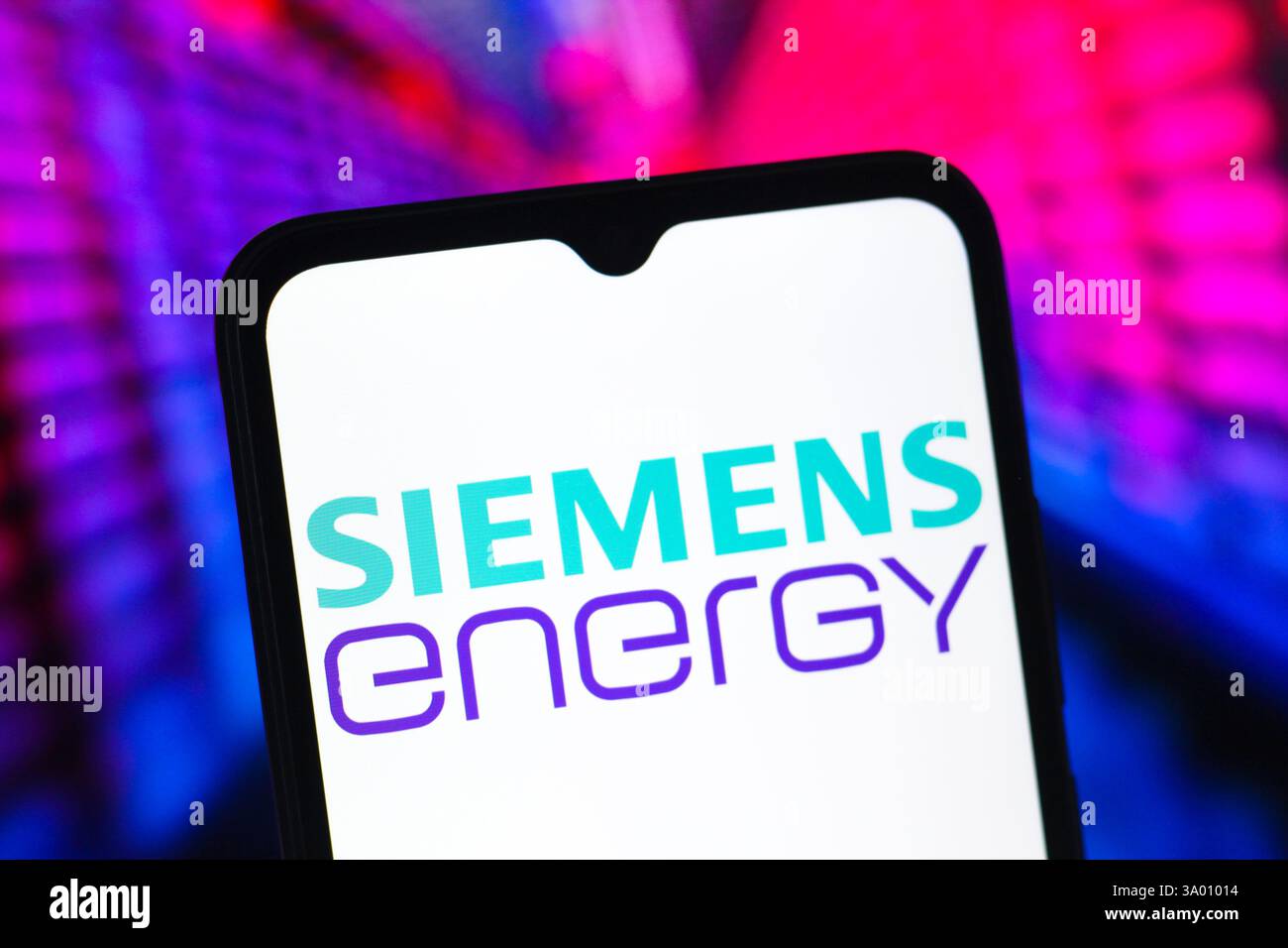 Canada. 01st Mar, 2025. In this photo illustration, the Siemens Energy ...