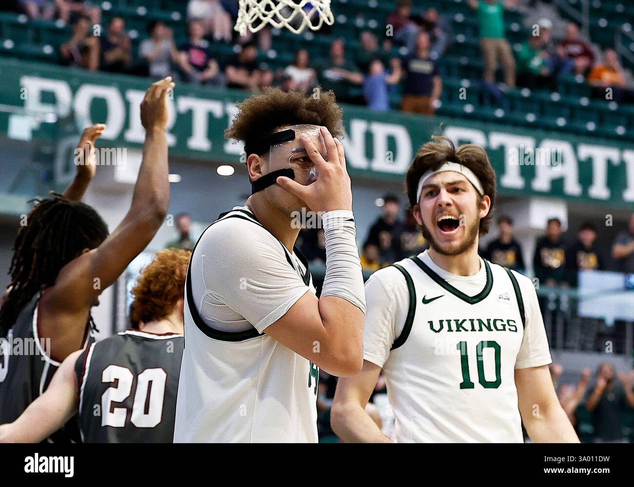 March 01, 2025: Portland State Vikings forward Terri Miller Jr. (34 ...