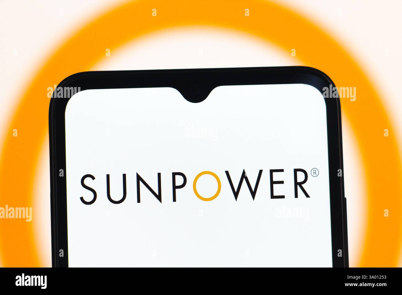 Canada. 01st Mar, 2025. In this photo illustration, the SunPower ...