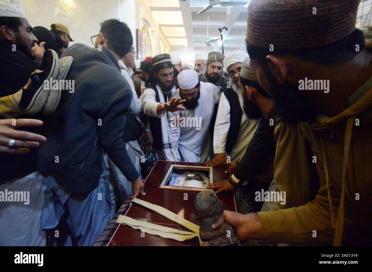 Peshawar, Peshawar, Pakistan. 1st Mar, 2025. Funeral of Jamiat Ulema-e ...