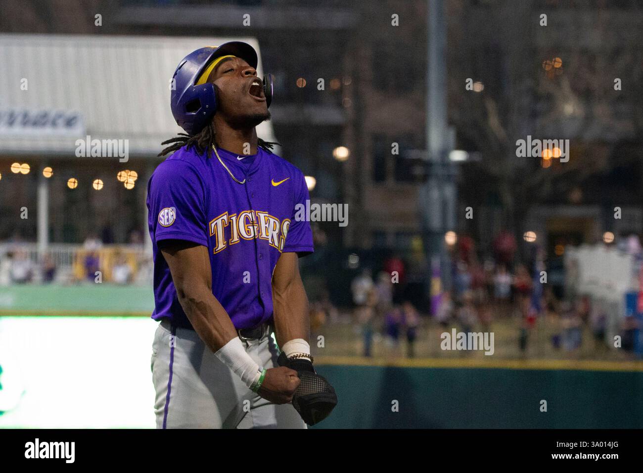 Frisco, Texas, USA. 1st Mar, 2025. LSU outfielder CHRIS STANFIELD (1 ...