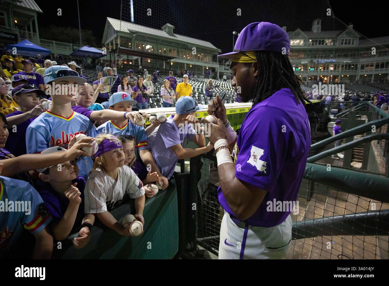 March 1, 2025, Frisco, Texas, USA: LSU outfielder CHRIS STANFIELD (1 ...