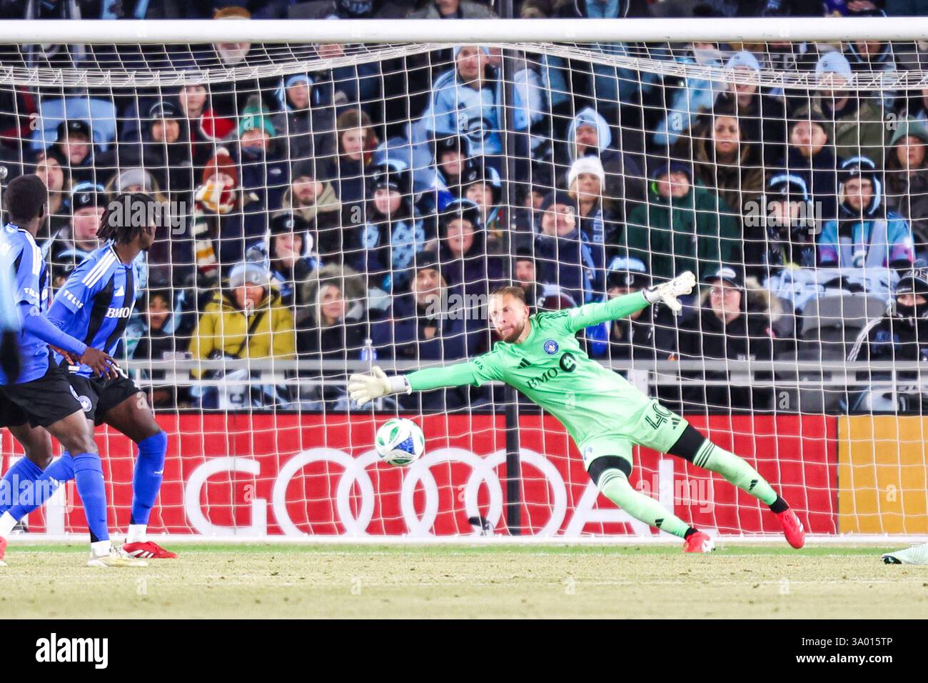 March 1st, 2025: CF MontrÃ©al goalkeeper Jonathan Sirois (40) makes a ...