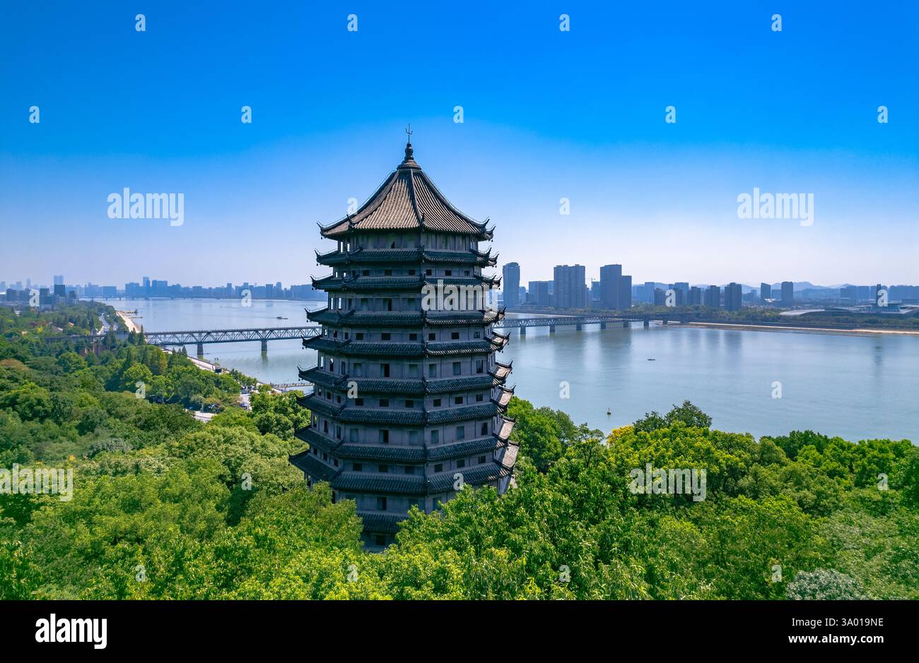 Liuhe Pagoda Cultural Park, Hangzhou, Zhejiang, China Stock Photo - Alamy