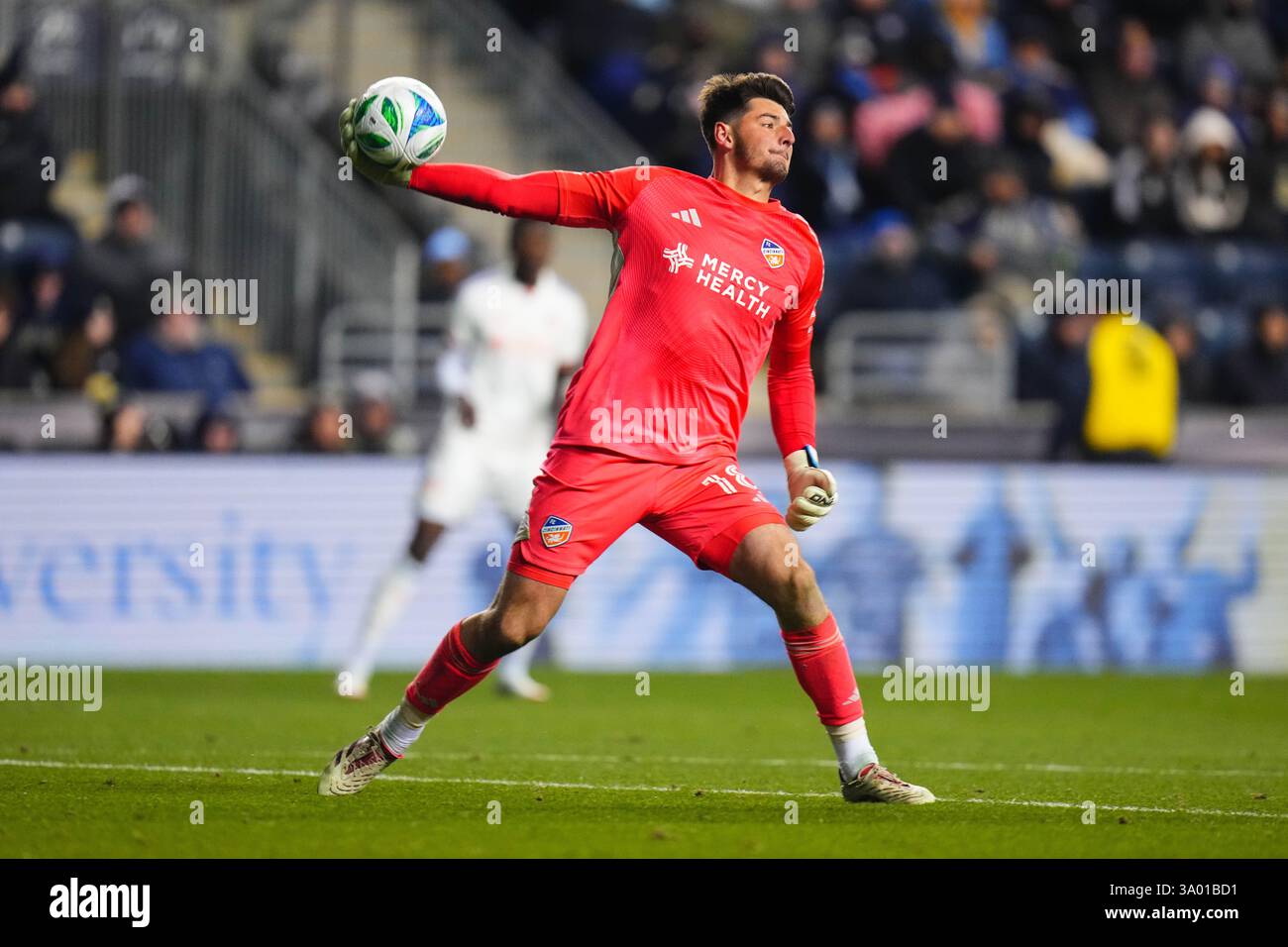 Chester, Pennsylvania, USA. 01st Mar, 2025. FC Cincinnati Goalie Roman ...