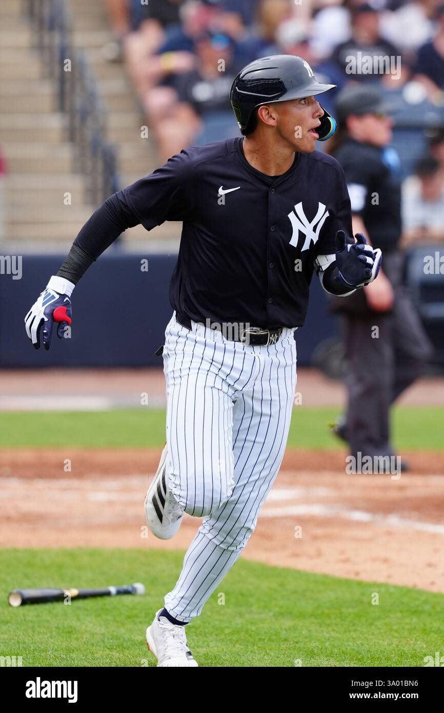 TAMPA, FL - MARCH 01: New York Yankees third baseman George Lombard Jr ...