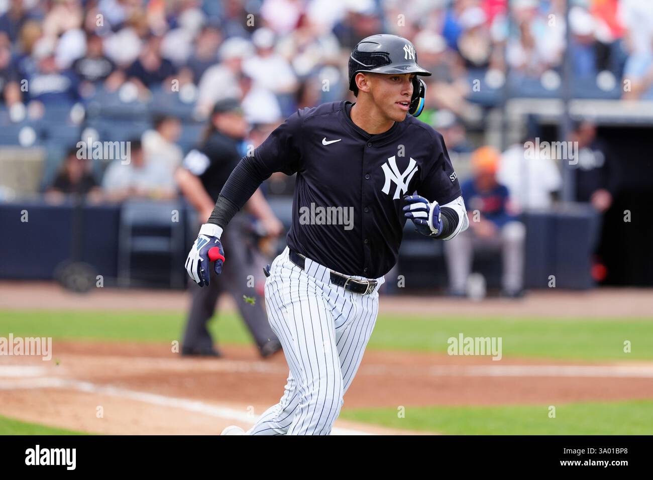 TAMPA, FL - MARCH 01: New York Yankees third baseman George Lombard Jr ...