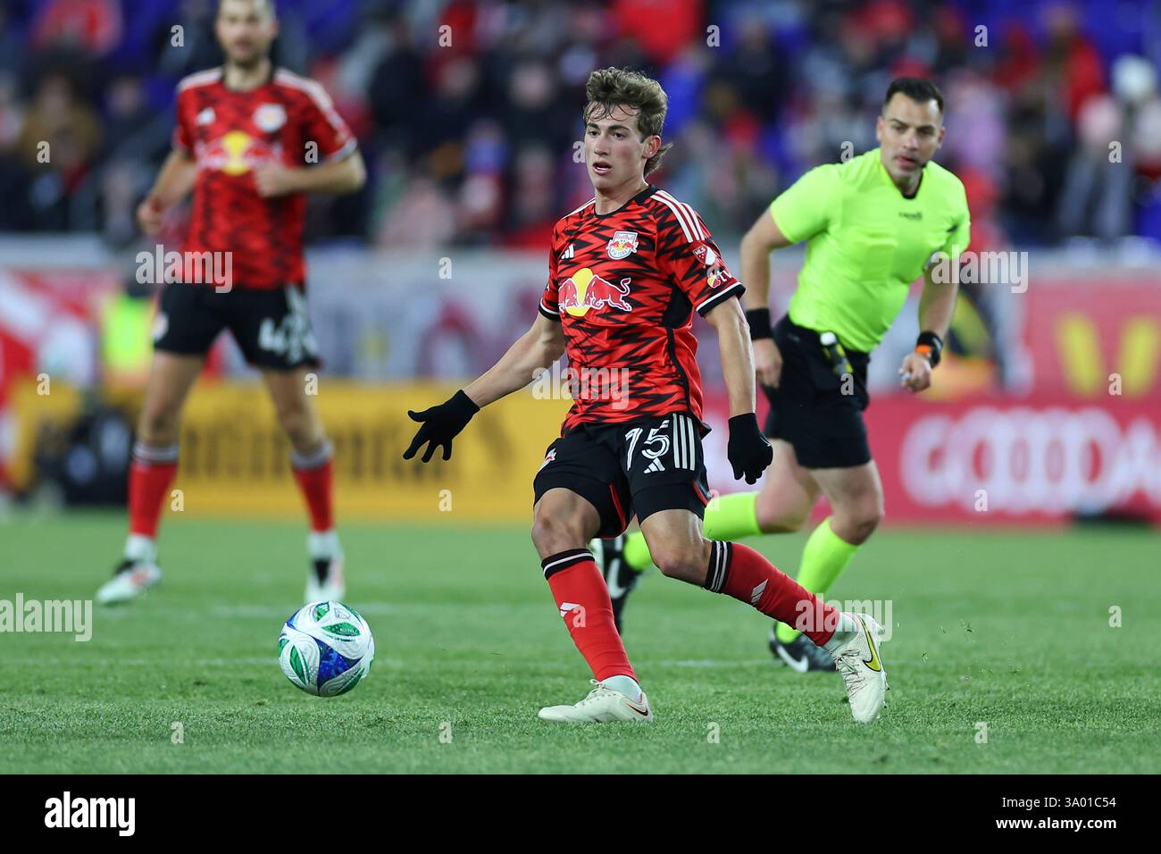 HARRISON, NJ - MARCH 01: Daniel Edelman #75 of New York Red Bulls ...