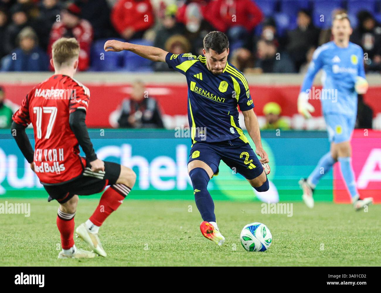 March 01, 2025: Nashville SC defender Daniel Lovitz (2) is about to ...