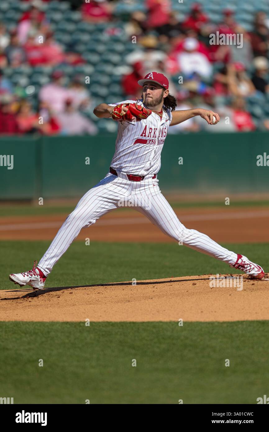 Fayetteville, USA. 01st Mar, 2025. March 1, 2025: Zach Root (33) of ...