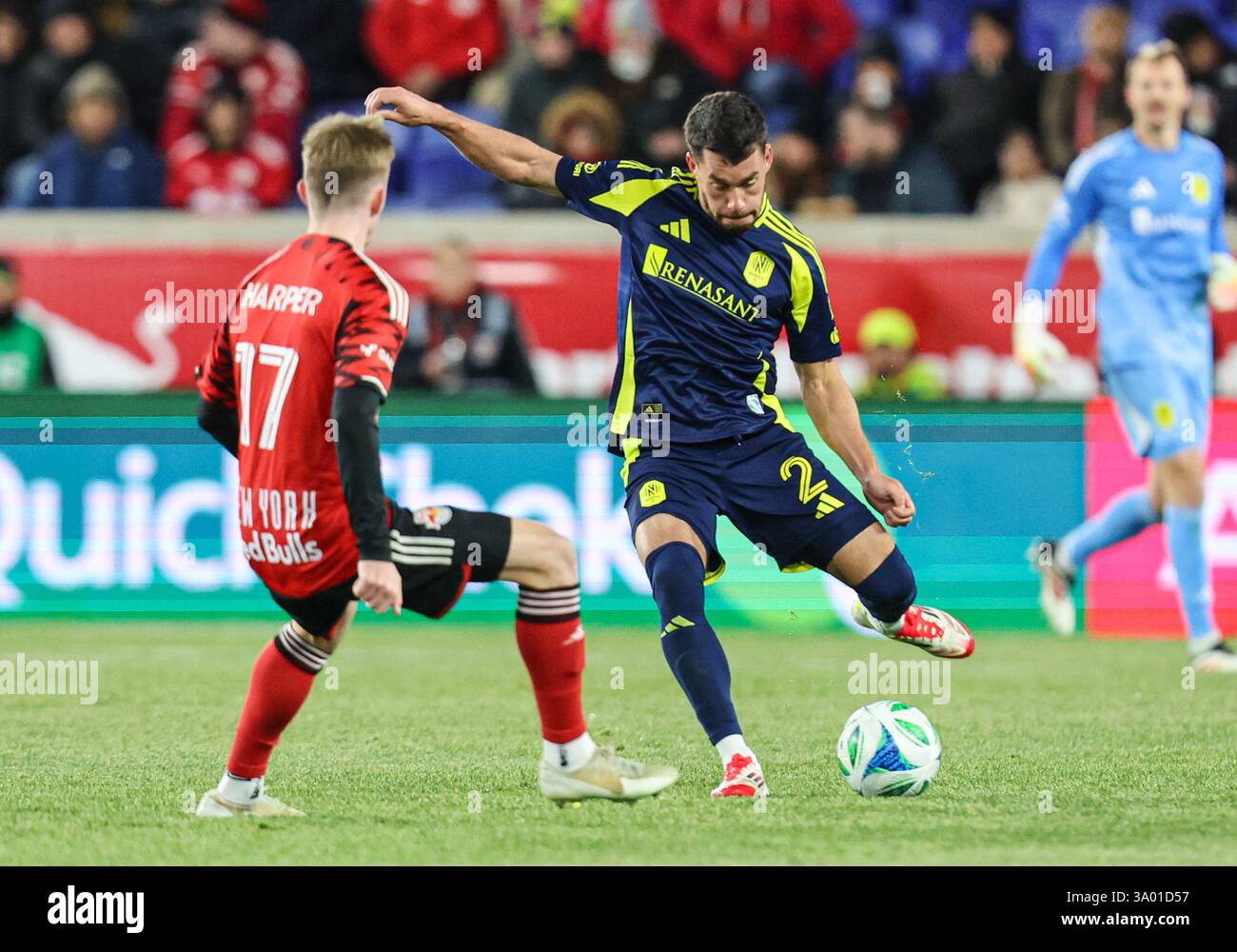 March 01, 2025: Nashville SC defender Daniel Lovitz (2) is about to ...