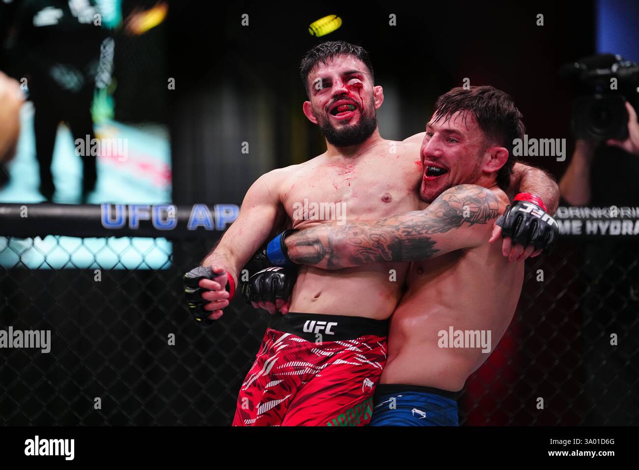 LAS VEGAS, NV - MARCH 1: Nasrat Haqparast and Esteban Ribovics meet in ...
