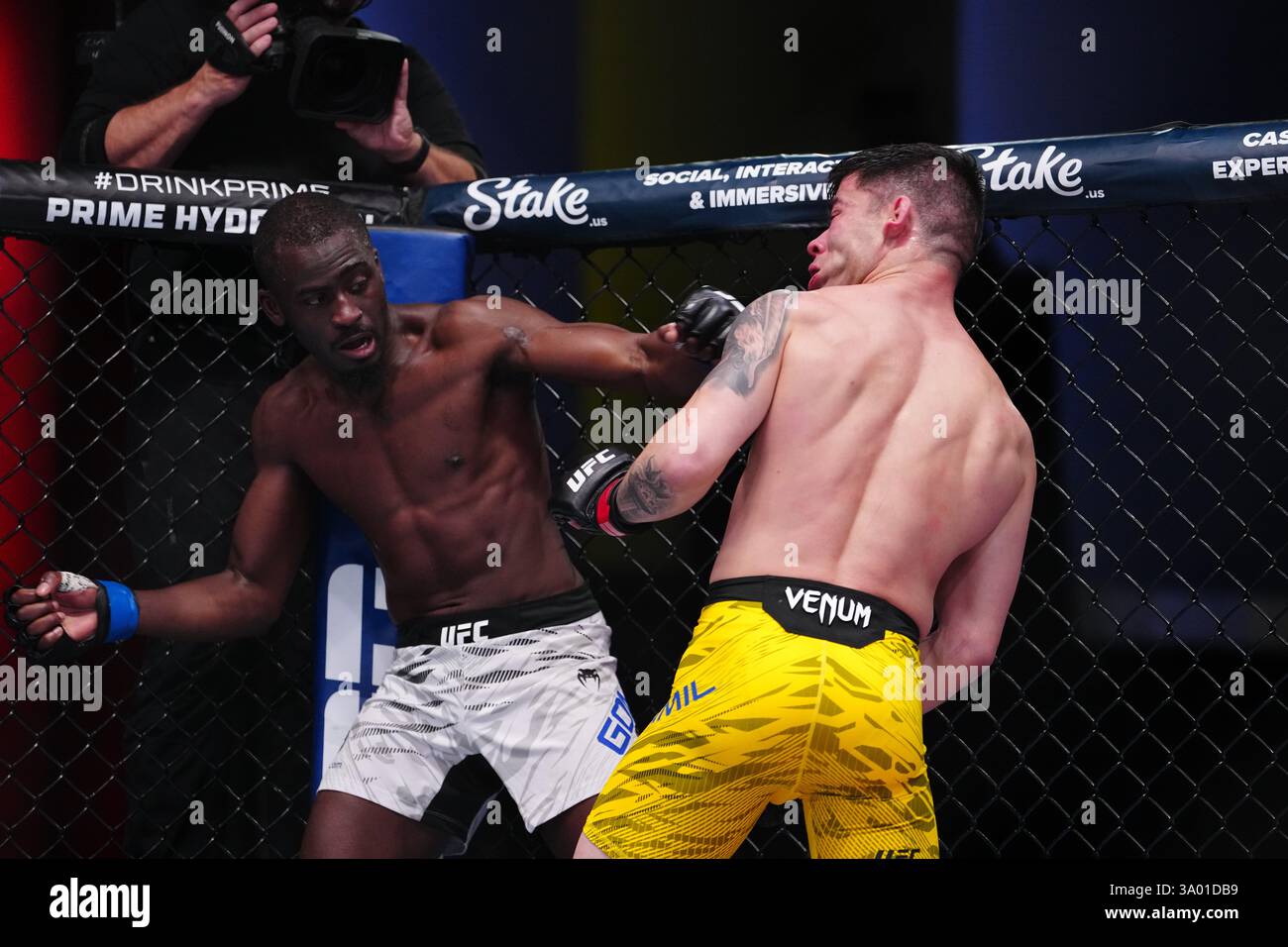 LAS VEGAS, NV - MARCH 1: Hyder Amil and William Gomis meet in the ...