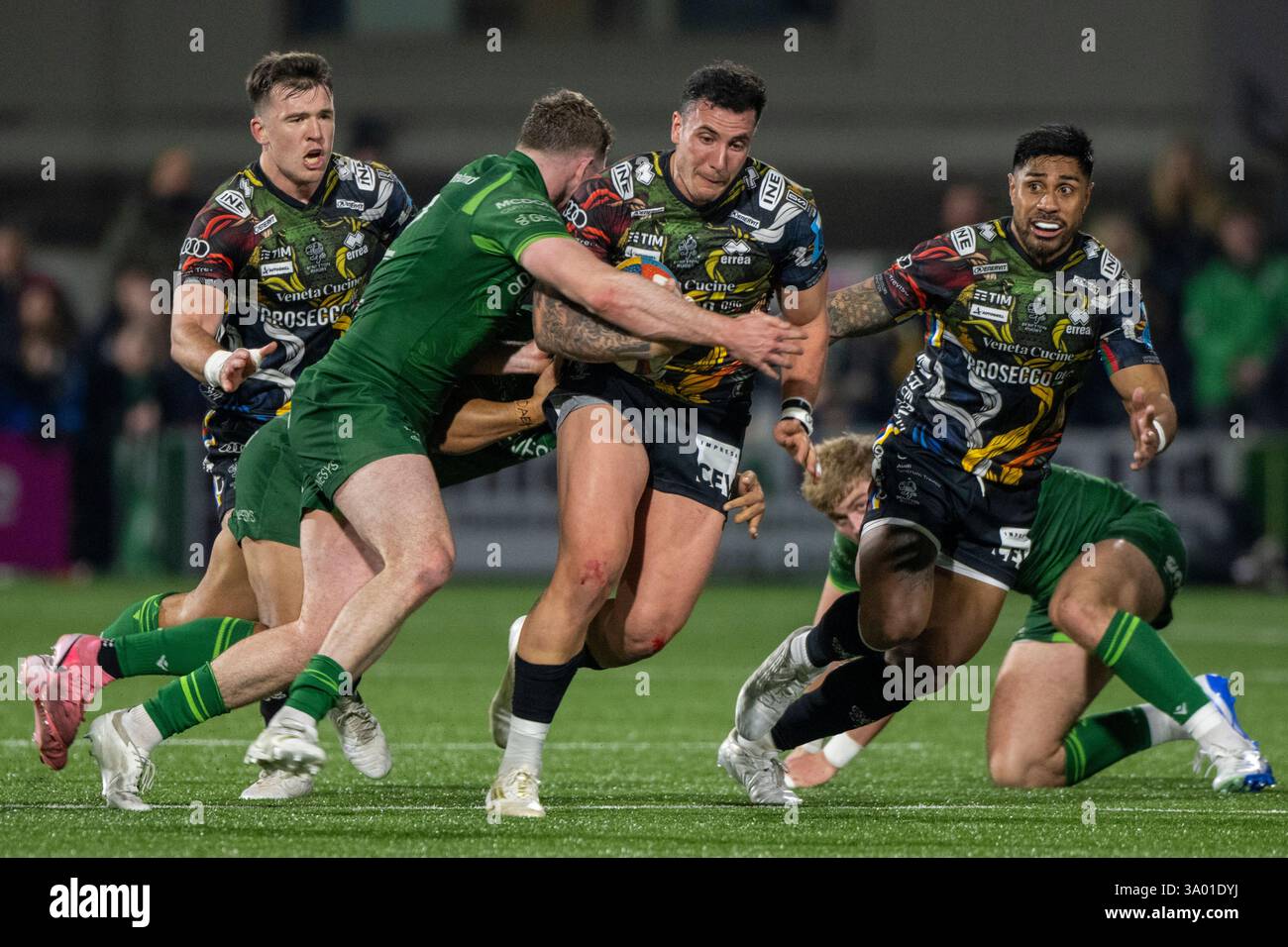 Marco Zanon of Benetton during the United Rugby Championship Round 12 ...