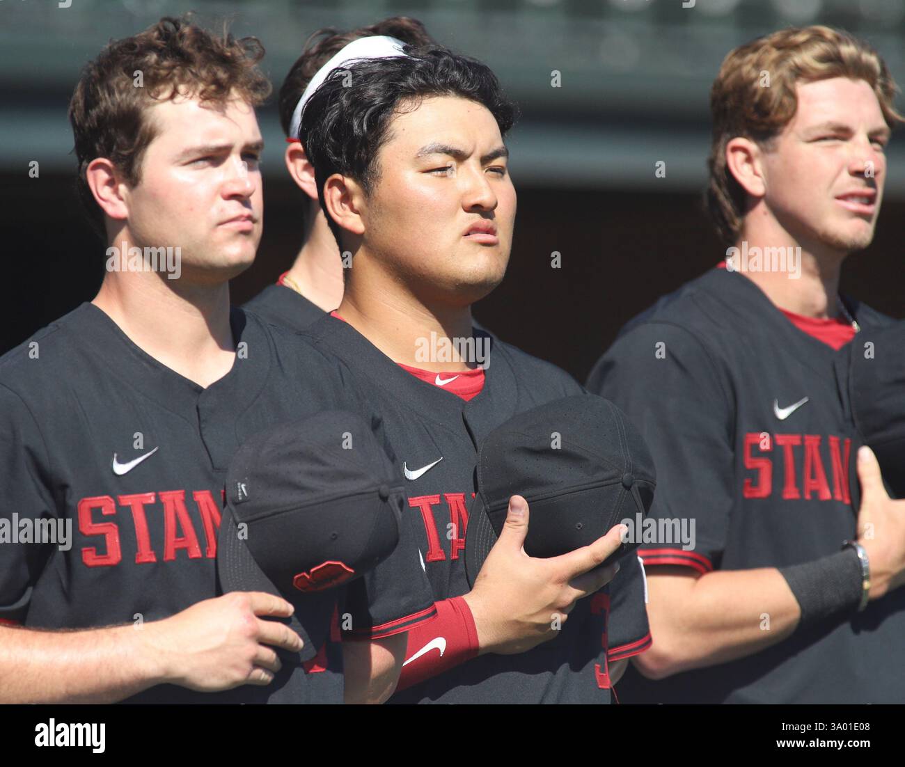 Stanford, United States. 01st Mar, 2025. Stanford baseball player ...