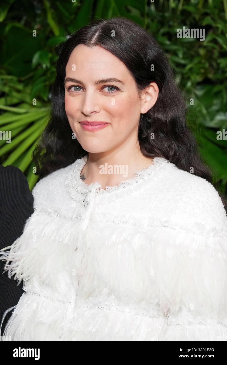 Riley Keough arrives at Chanel's 16th Annual Pre-Oscar Awards Dinner on ...