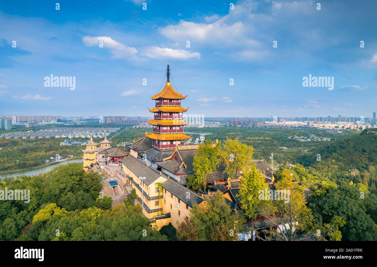 Wolf Mountain Scenic Spot, Nantong, Jiangsu, China Stock Photo - Alamy