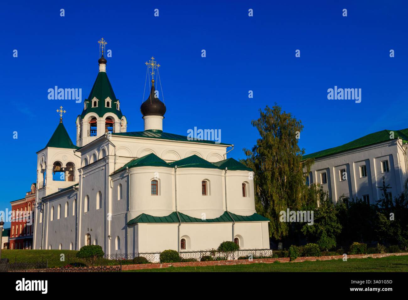 Pokrovsky temple of Transfiguration monastery in Murom, Russia Stock ...
