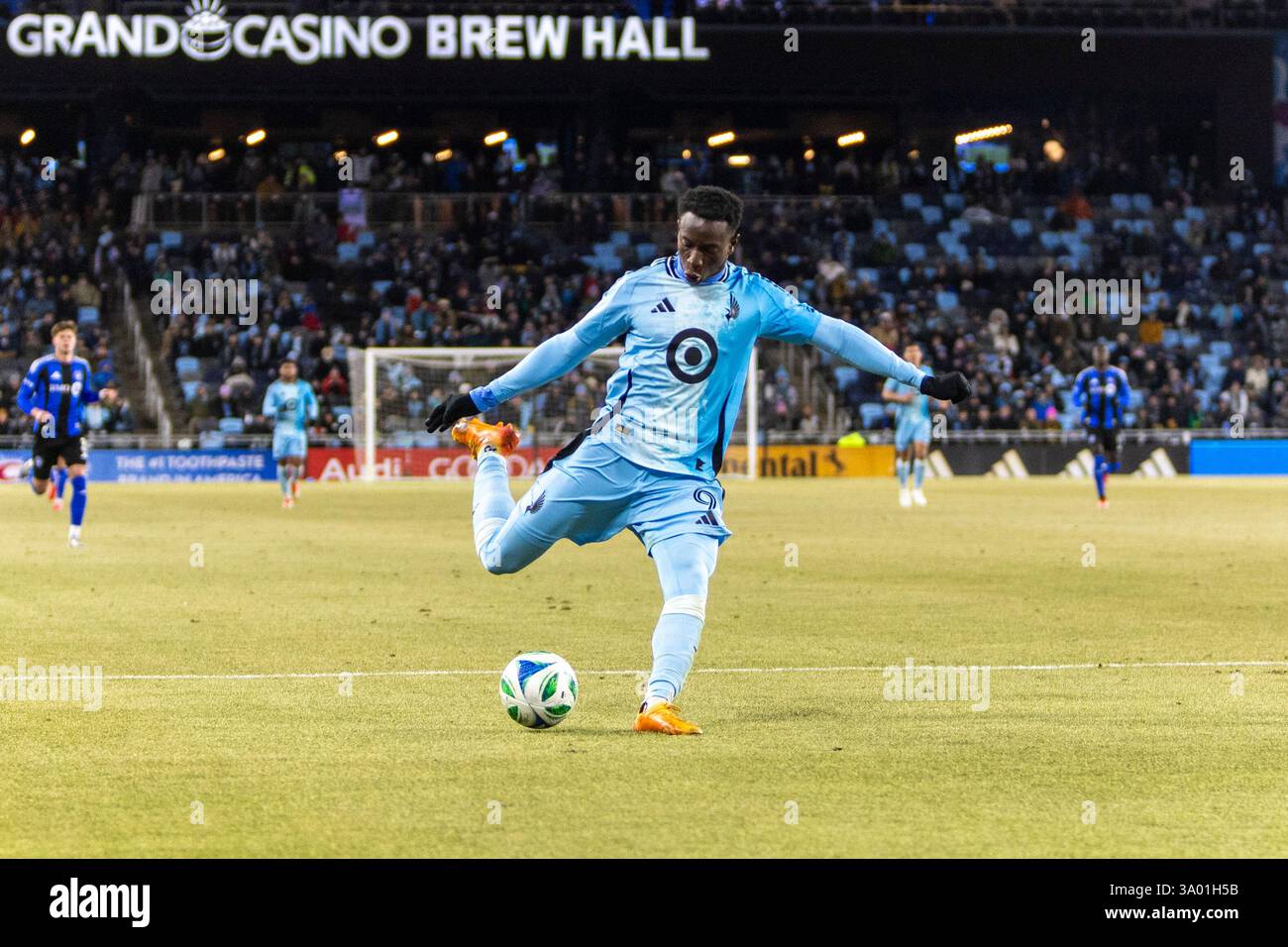 St. Paul, Minnesota, USA. 1st Mar, 2025. Minnesota United player KELVIN ...