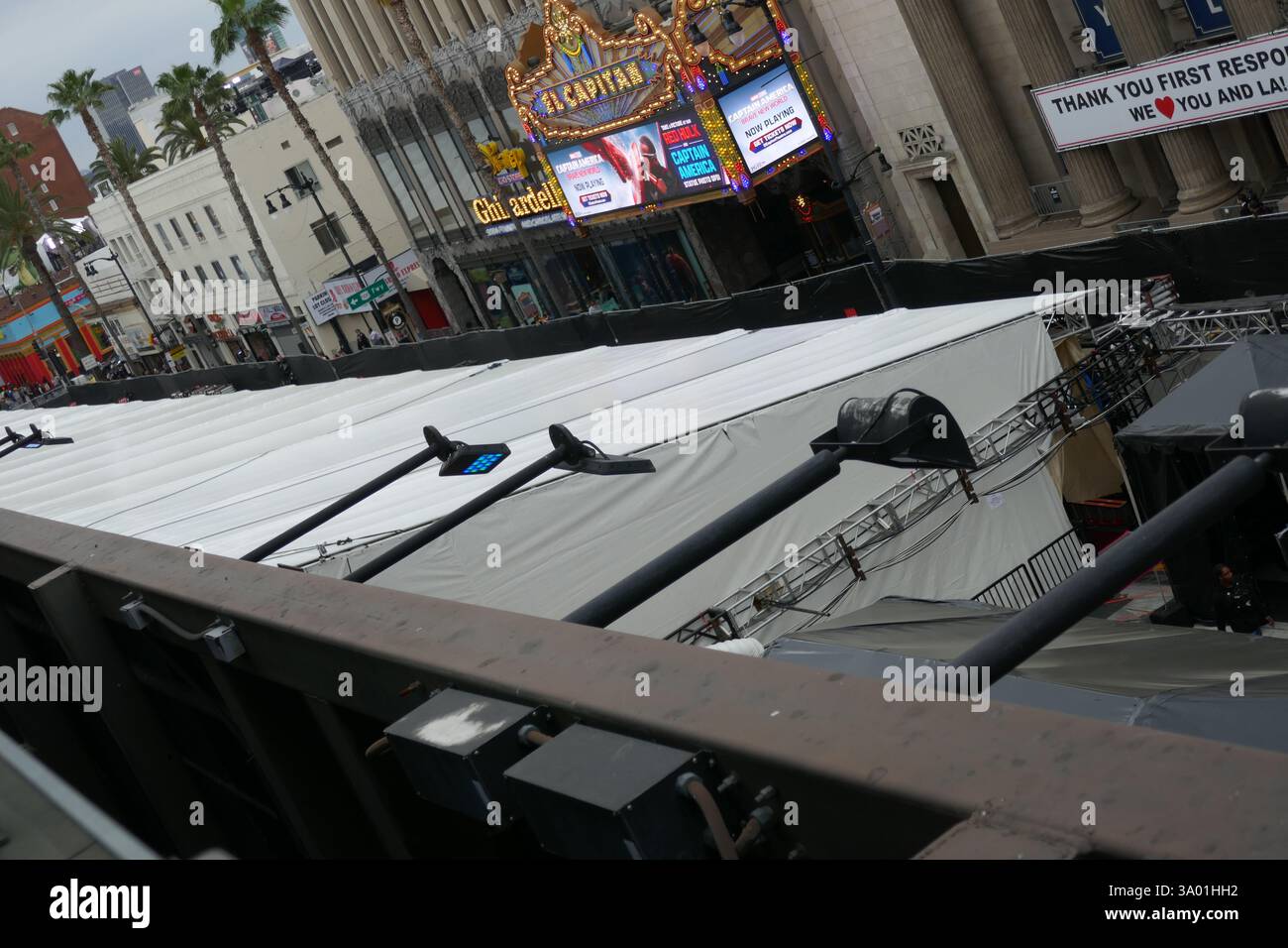 Hollywood, California, USA 1st March 2025 97th Oscars Setup on ...