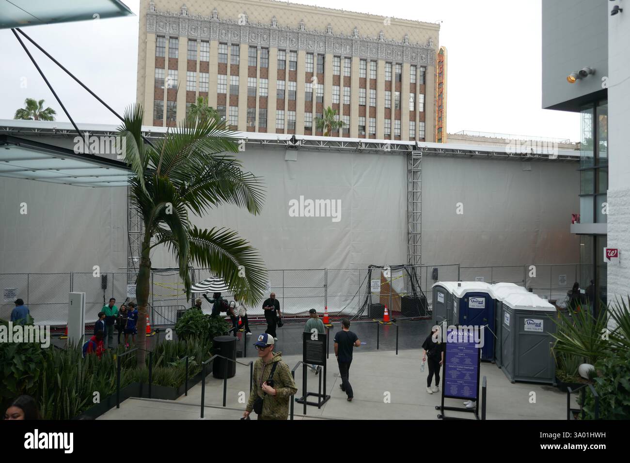 Hollywood, California, USA 1st March 2025 97th Oscars Setup on ...