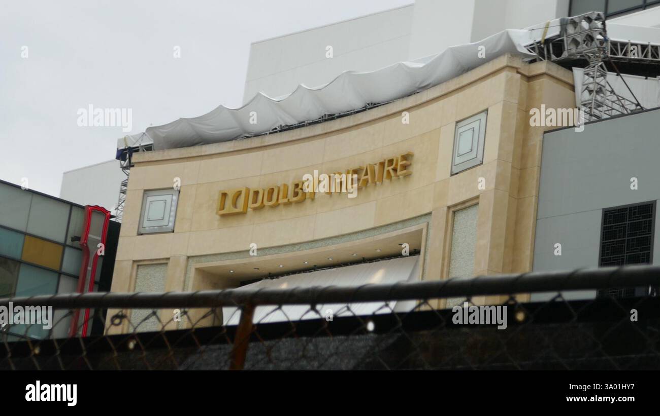 Hollywood, California, USA 1st March 2025 97th Oscars Setup on ...