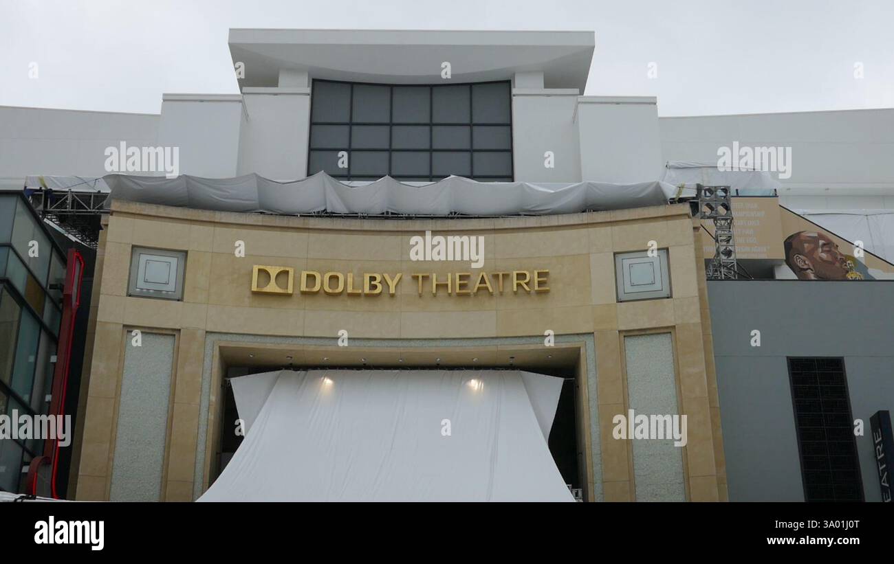 Hollywood, California, USA 1st March 2025 97th Oscars Setup on ...