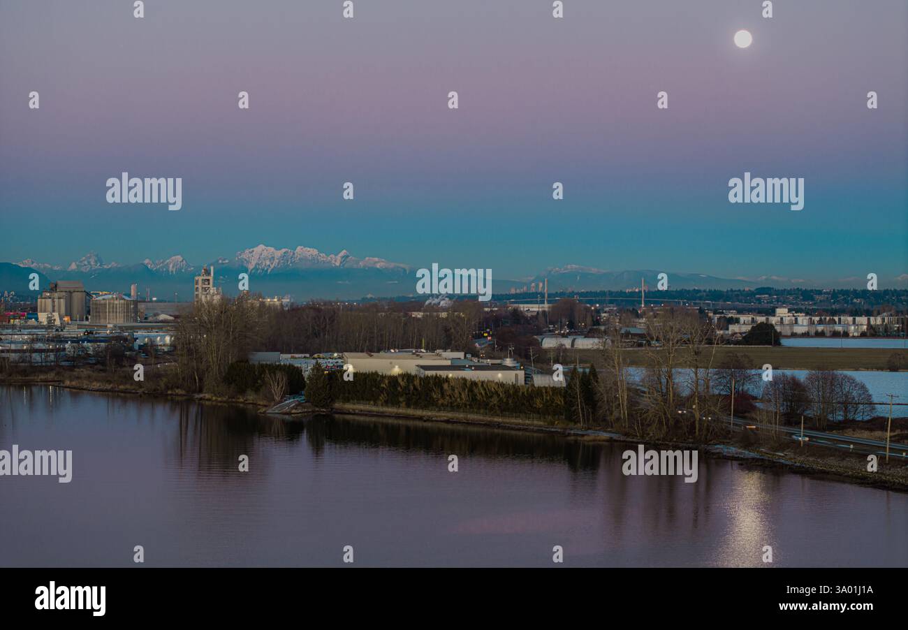 Delta BC Canada - February 11th 2025: Sunset at Deas Island Regional ...