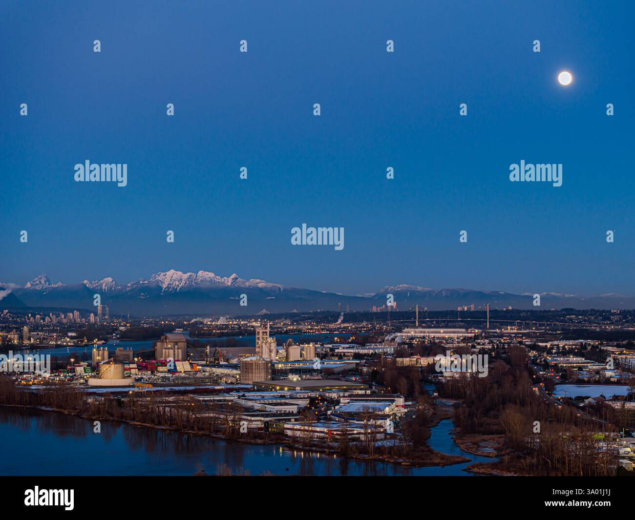 Delta BC Canada - February 11th 2025: Sunset at Deas Island Regional ...