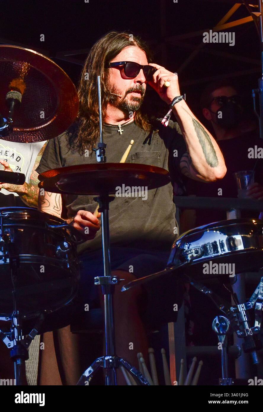 Dave Grohl on the culinary stage at BottleRock 2021 Stock Photo - Alamy