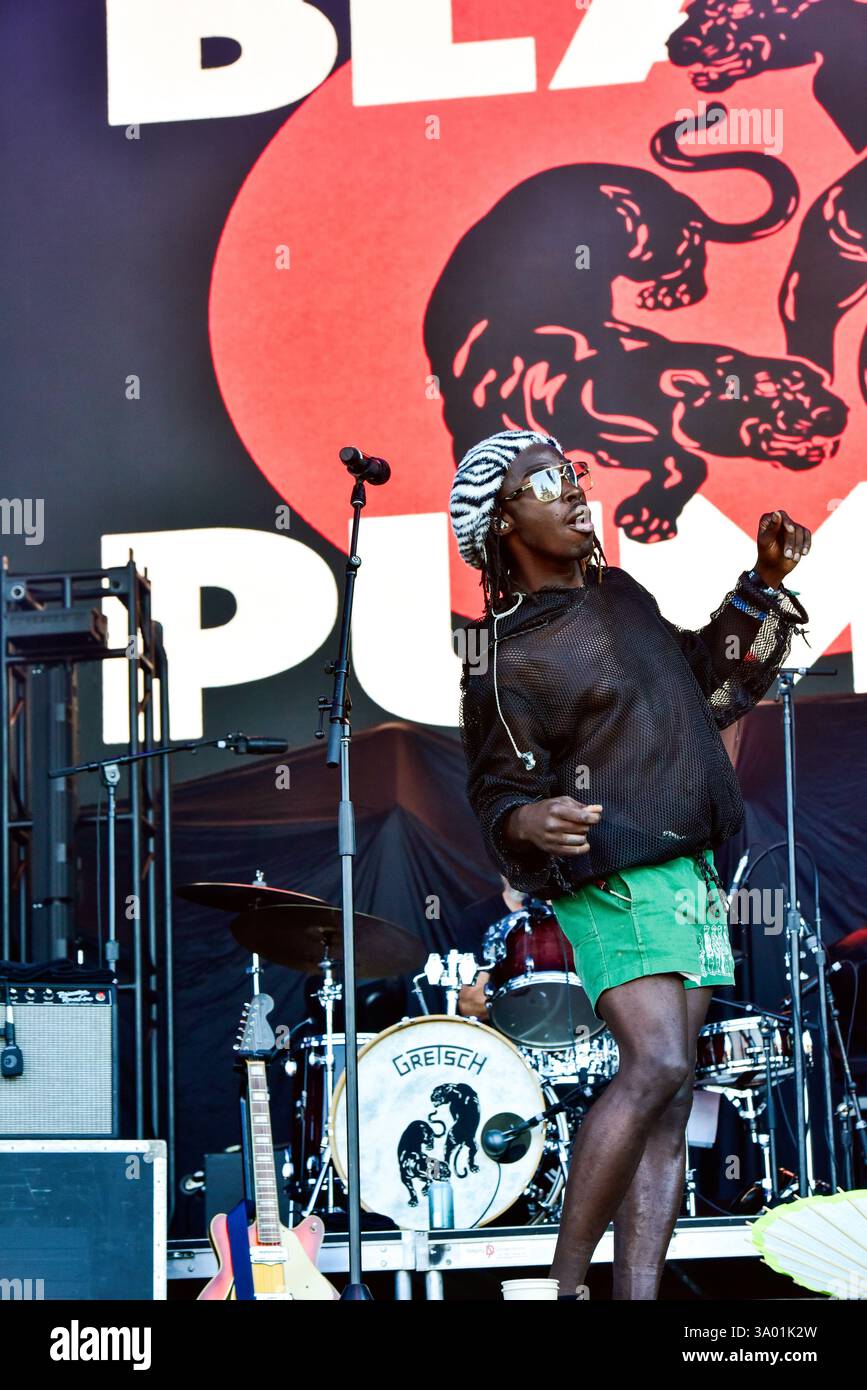 Black pumas on stage at bottlerock hi-res stock photography and images ...