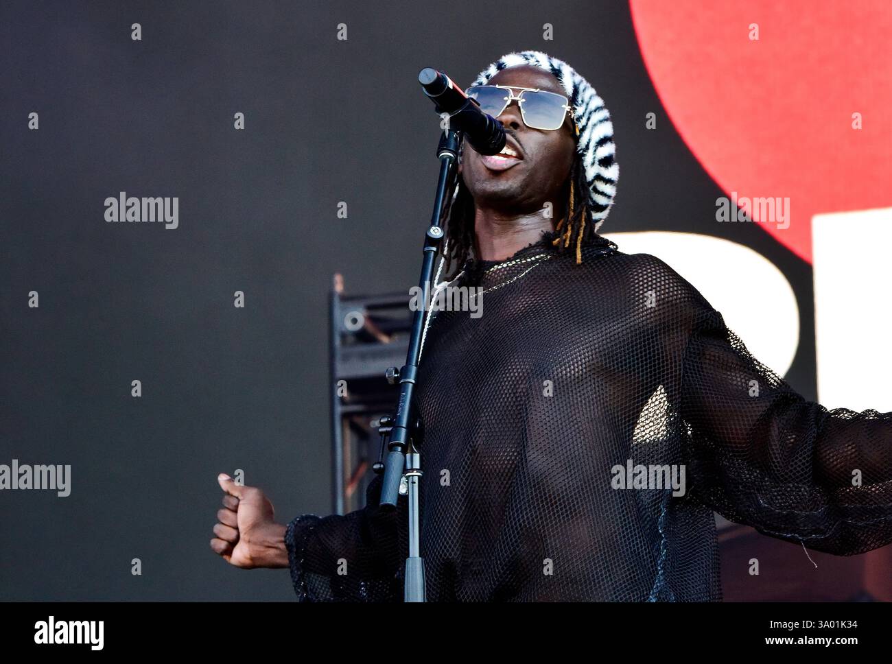 Black Pumas on Stage at BottleRock, an American psychedelic soul band ...