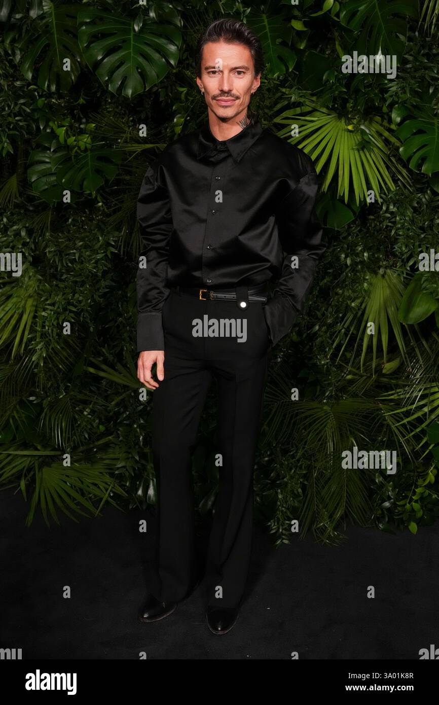 Raul Domingo arrives at Chanel's 16th Annual Pre-Oscar Awards Dinner on Saturday, March 1, 2025 ...